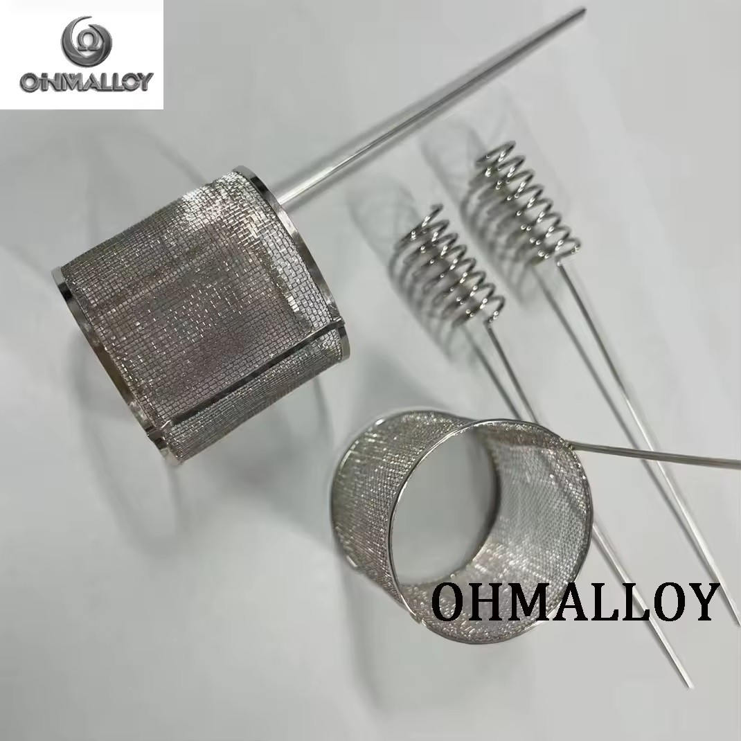 40*40mm Karşı Elektrot Platin Ağı Silindir Katot & Anot